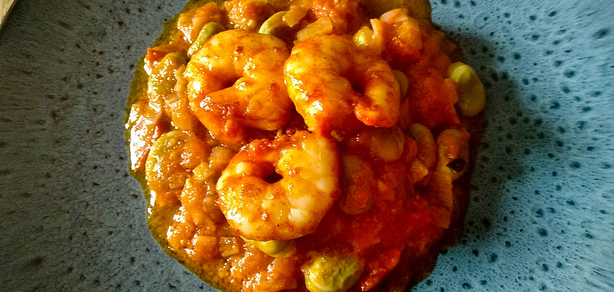 Korean Prawns with a Broad Bean and Tomato Salsa – The Willoughton Wanderer